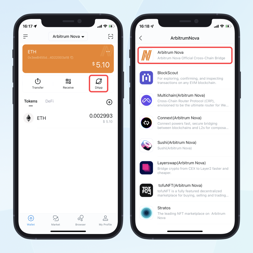 How to use Arbitrum Nova with imtoken? – imToken - Ethereum Wallet, Bitcoin Wallet - Help Center
