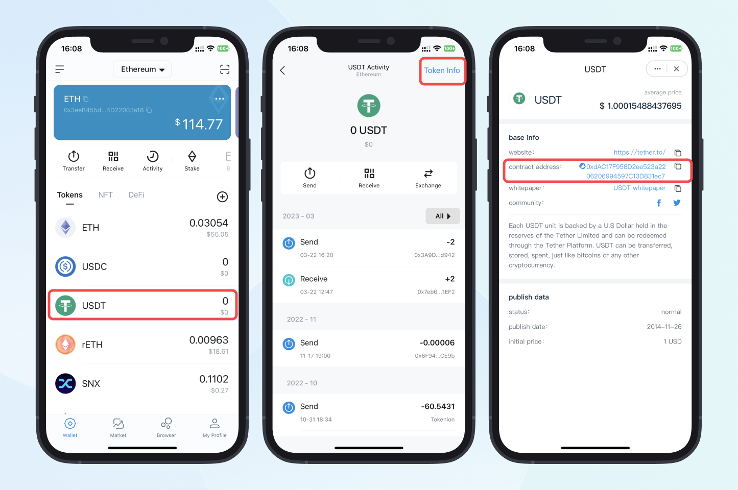 Be Wary Of The Fake Transaction Record Scam ImToken Ethereum