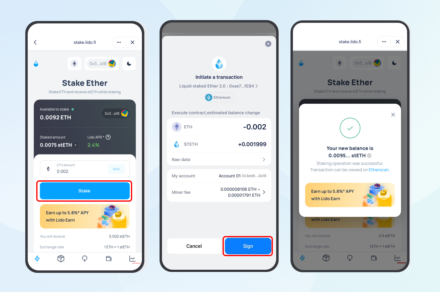 How to Stake ETH with Lido in imToken? – imToken - Ethereum Wallet, Bitcoin Wallet - Help Center